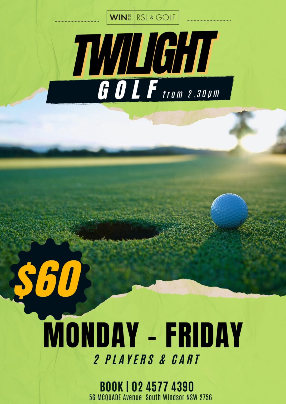 Twilight Golf - Windsor Golf